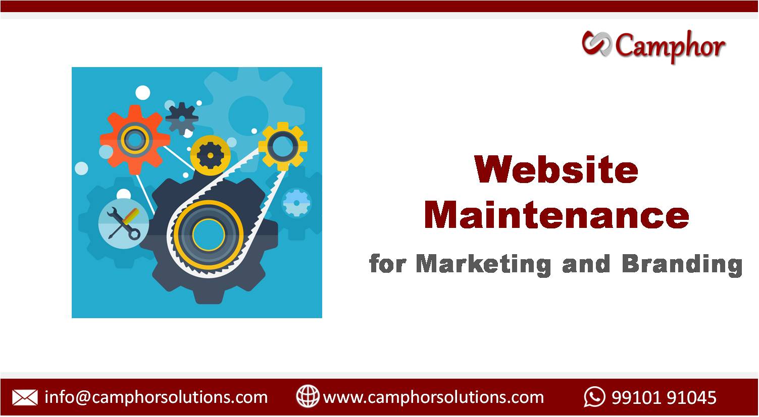 Website Maintenance for Marketing and Branding - Camphor Solutions