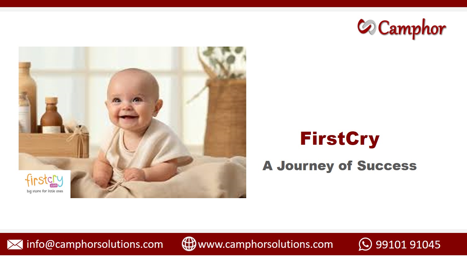 FirstCry - A Journey of Success - Camphor Solutions